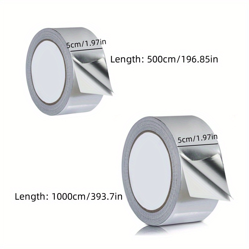 High-temperature Resistant Aluminum Foil Tape For Kitchen & Pipes - Adhesive Sealing, Heat ...