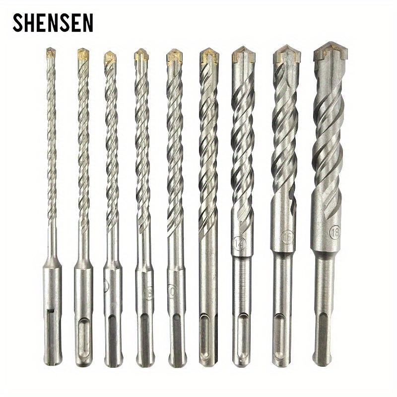 סט מקדחי SDS Plus מפלדת מהירות גבוהה לבנייה ראש חיתוך צולב - Temu