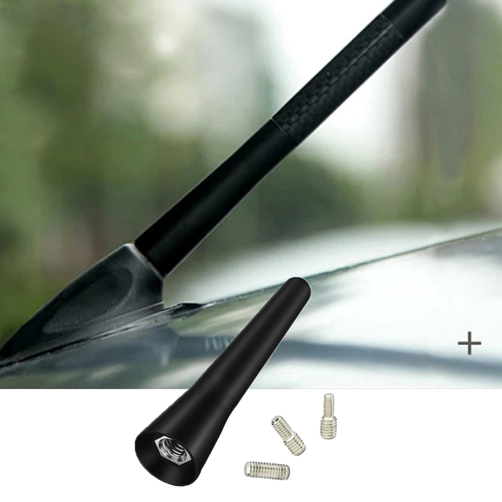 4pcs Automotive External Parts Automotive Supplies Automotive Parts sports style car accessories Car Strong Radio Roof Antenna Universal Auto Black 6