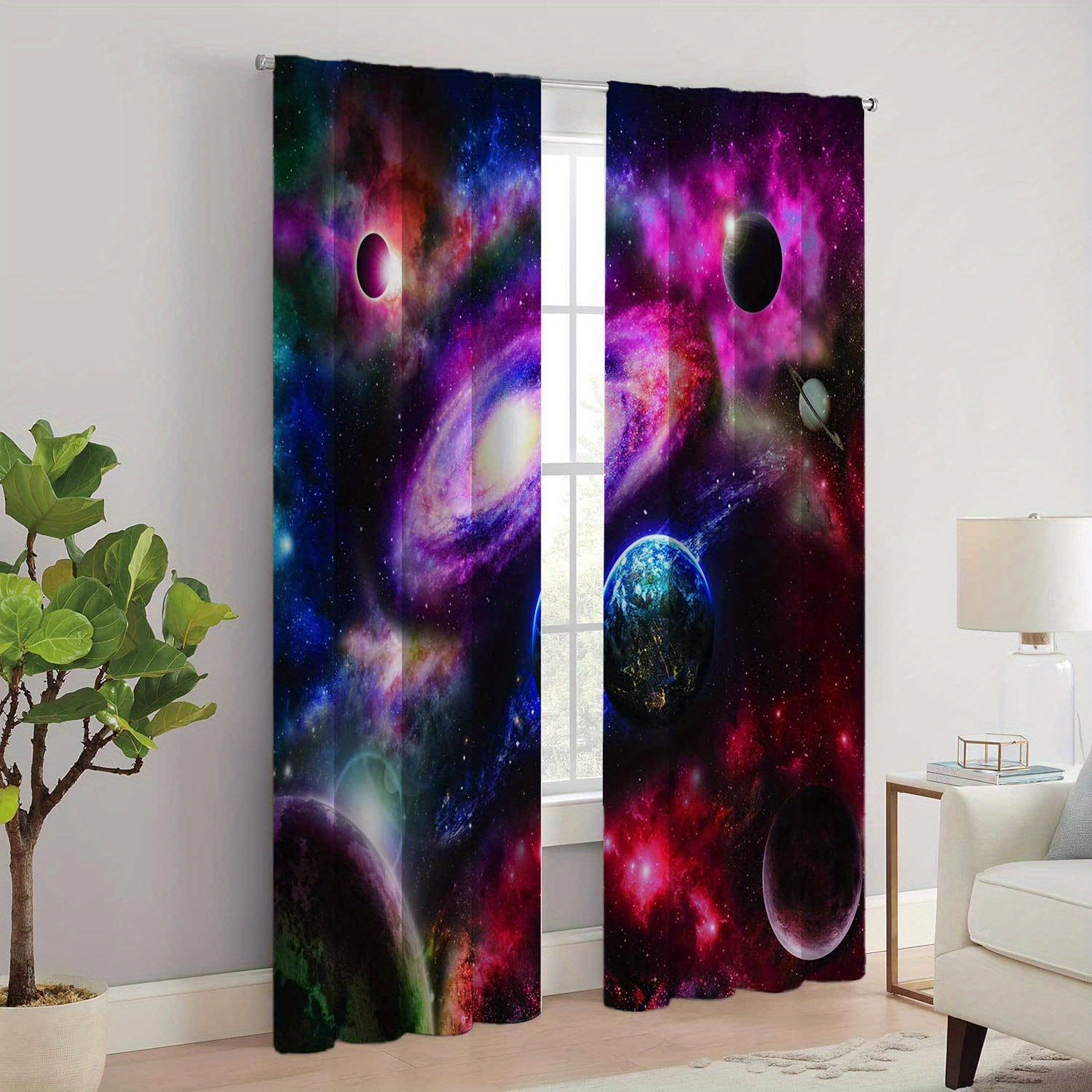 Rideaux Décoratifs Élégants Style Vintage Impression - Temu Belgium