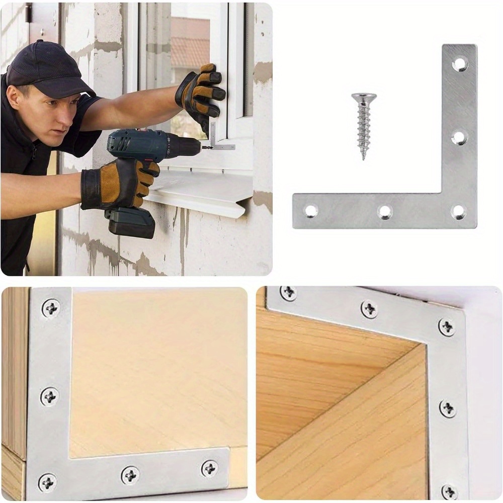 l shaped flat corner fixing piece .0 thickness * 20 + - Temu