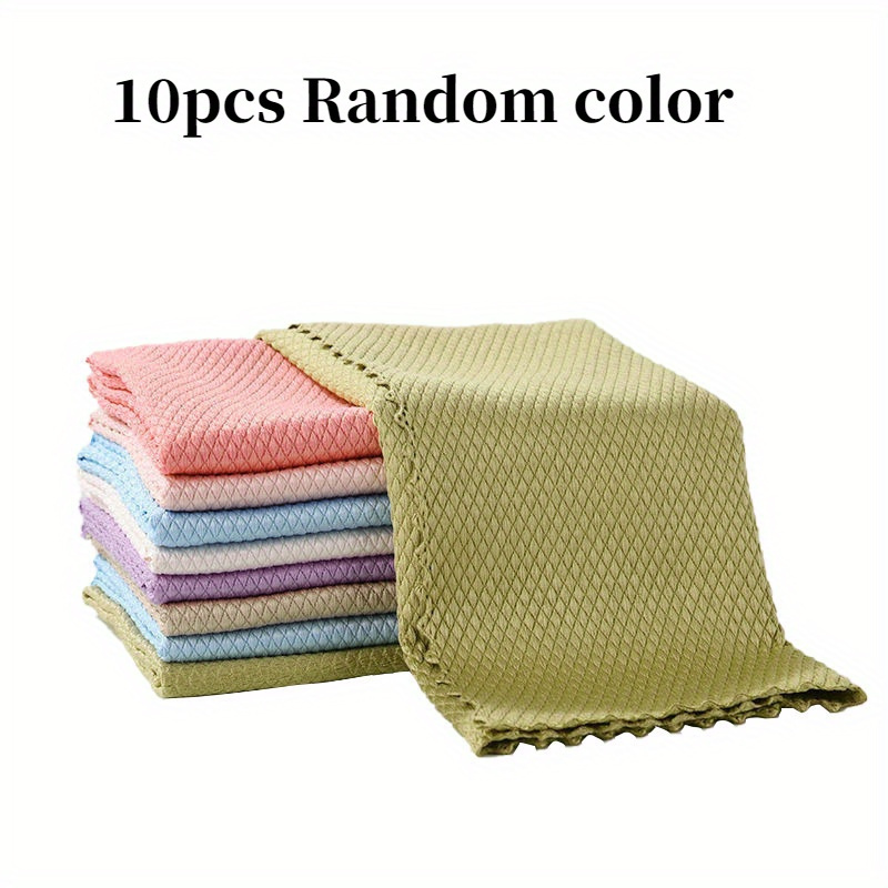 Streak-free Microfiber Cleaning Cloths 3/5/10 Pack - Reusable ...