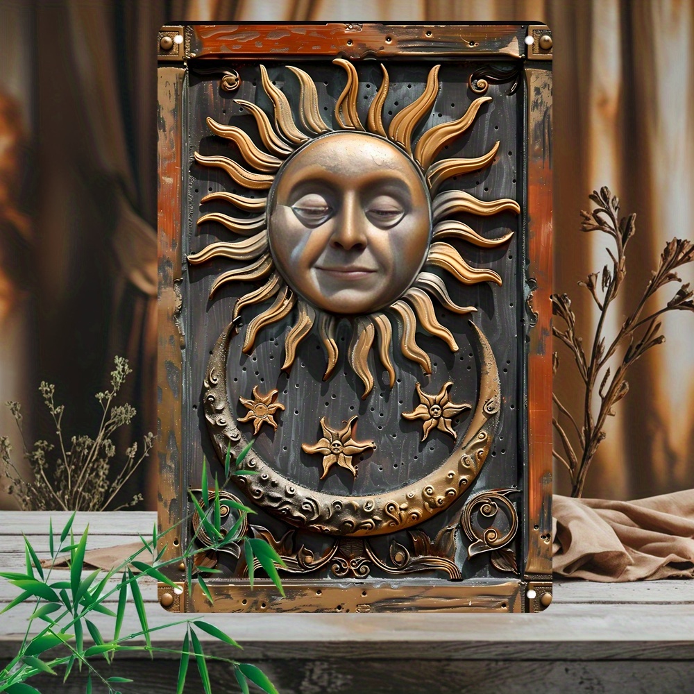 Stars Metal Tin Sign 3d Visual Effect - Temu Australia