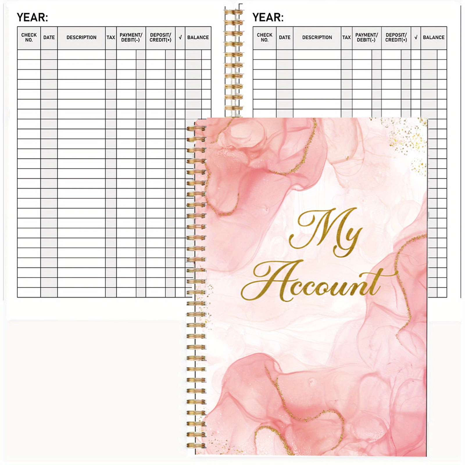 1/2pcs English Accounting Book Of Receipts And Disbursements, Personal ...