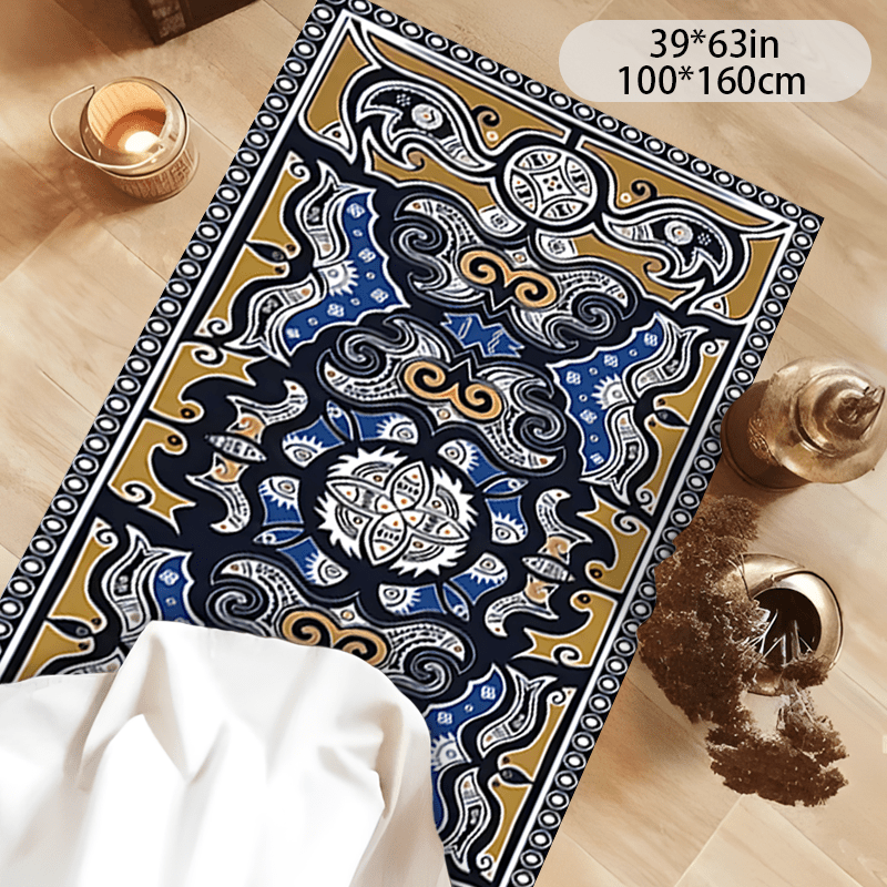 Premium Abrasion-resistant Polyester Prayer Mat - Traditional Texture ...