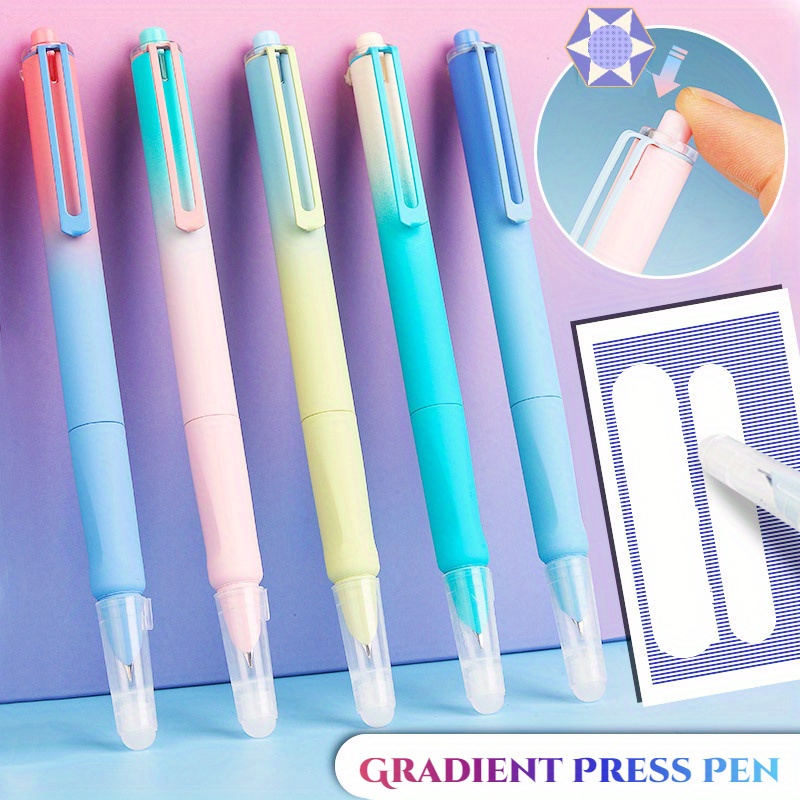 2pcs Erasable Gel Pens Set Thermal Friction Erasable Pens With Press ...