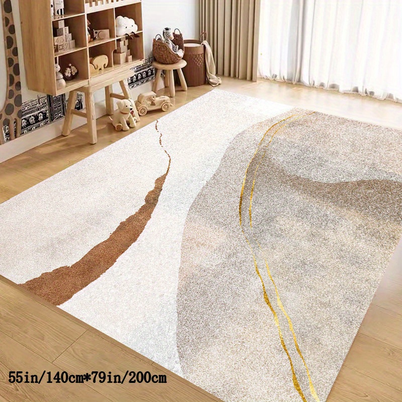 Faux Cashmere Nordic Modern Style Decorative Carpet Simple - Temu