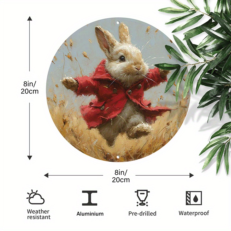 Tableau Mural Rond En Aluminium Imperméable Illustration - Temu Canada