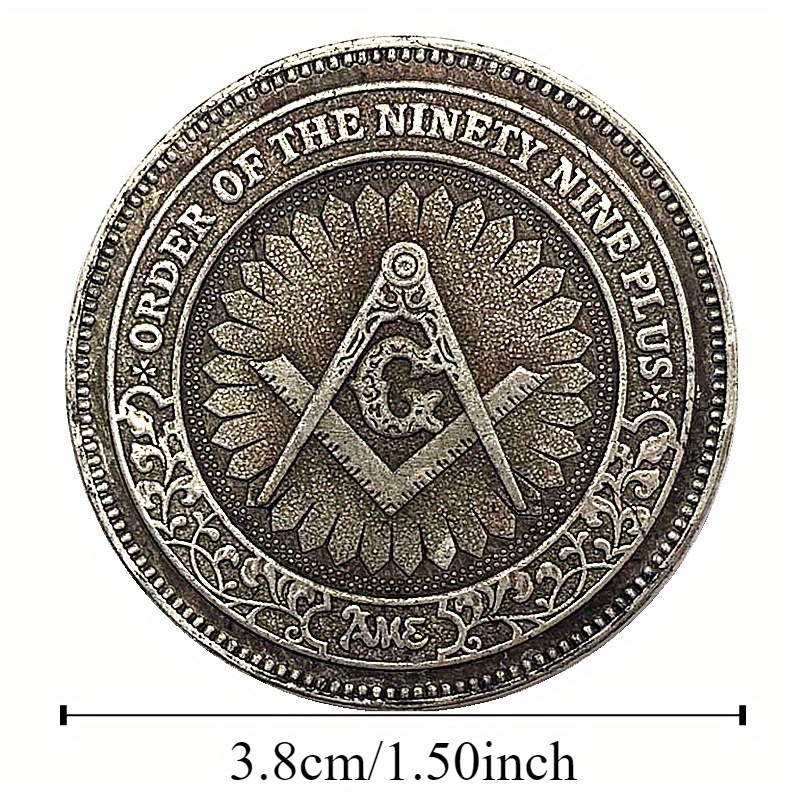 1pc Alloy Challenge Coin - Medallion, Knights Hospitaller Crusader ...