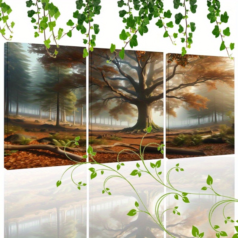 Frame Realistic Landscape Image Waterfall In Autumn Forest. - Temu