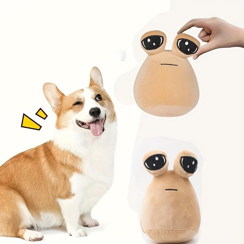 Jit+ 22cm/8.6in Pou Plush Cartoon Alien Toy: Kawaii Stuffed Animal Doll ...