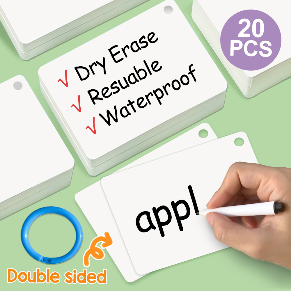 plastic flash cards - United Kingdom