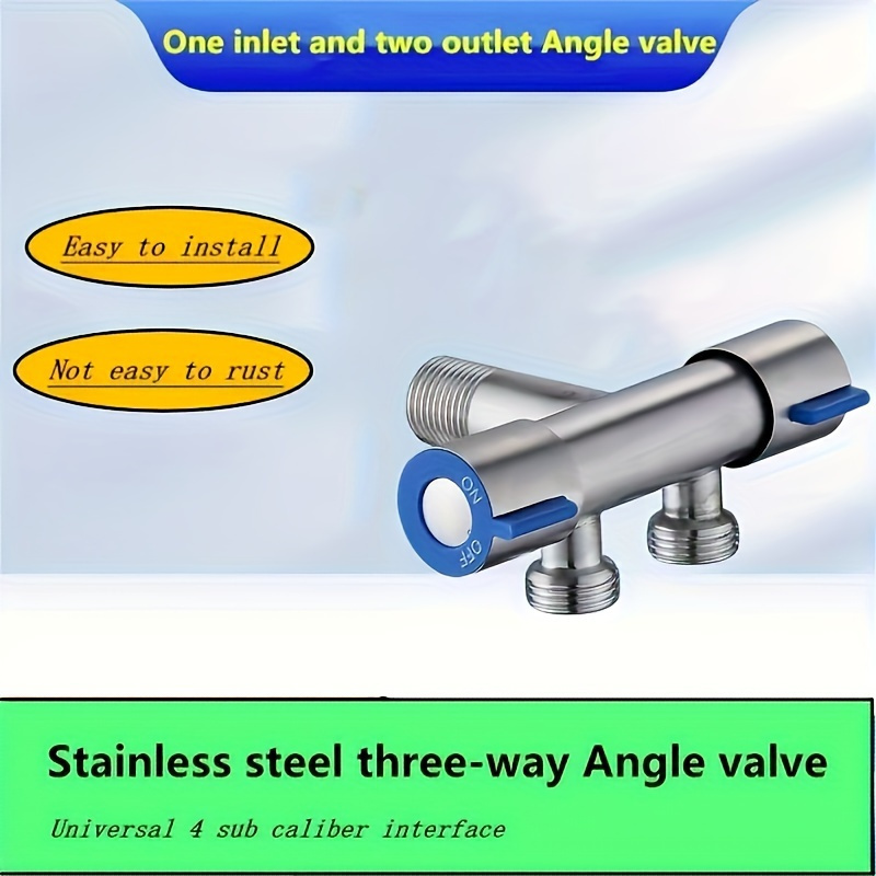 Heavy duty Stainless Steel Triangle Valve Dual Control 3 way - Temu Türkiye
