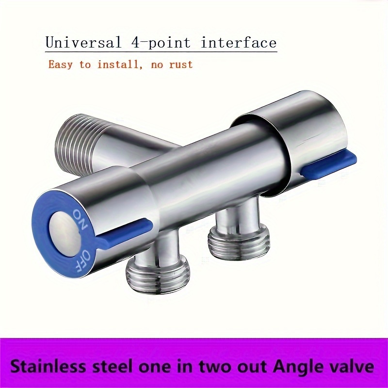 Heavy duty Stainless Steel Triangle Valve Dual Control 3 way - Temu Türkiye