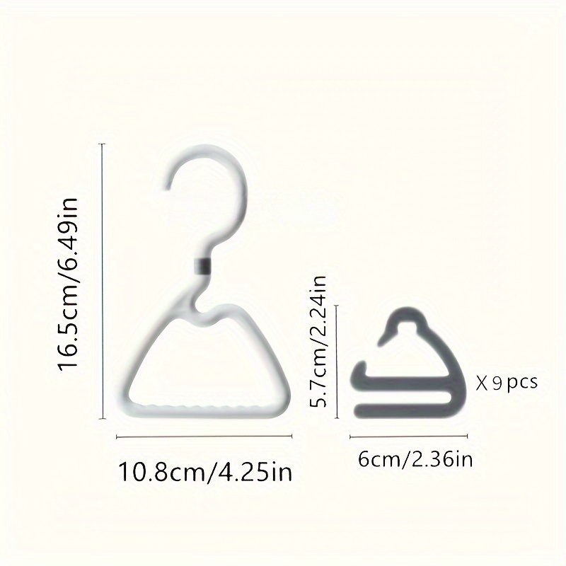 Organayser ng mga hikaw ng plastik na may 9 na nakasabit na - Temu ...