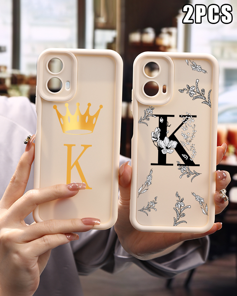 Silicone Phone Cases Moto G Series Monogrammed Letter K - Temu