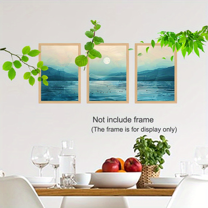 Ensemble 3 Impressions D'art Mural Paysages Marins Roulés - Temu Canada