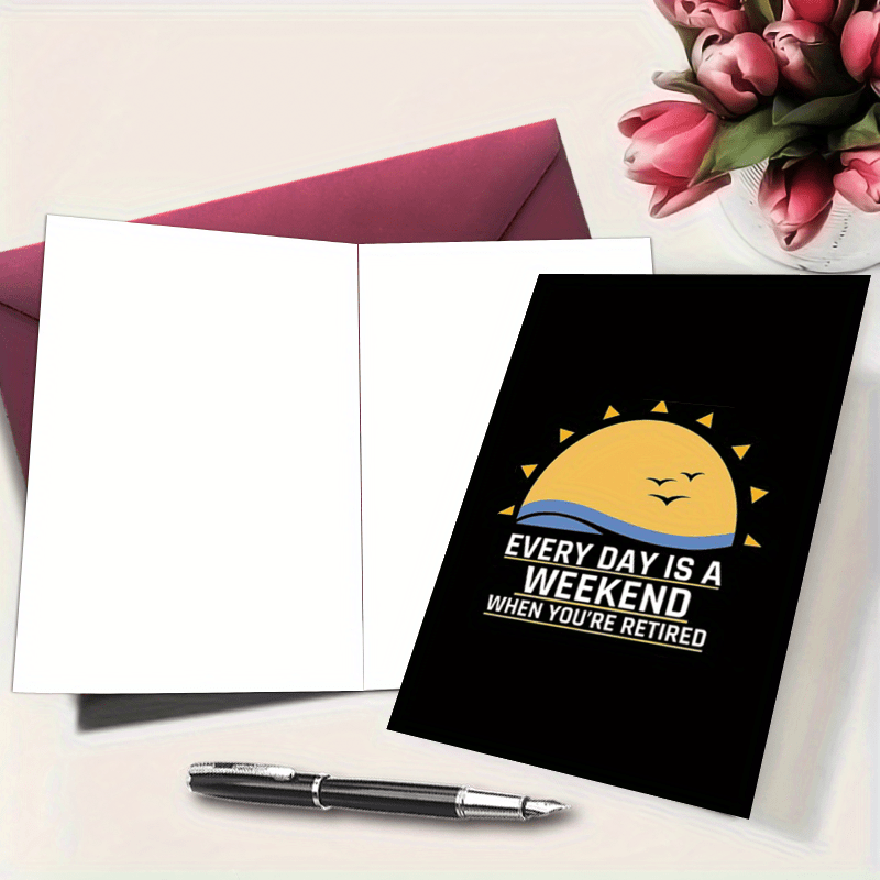 Card de urare pentru pensionare 1 buc Destinatar - Temu Romania