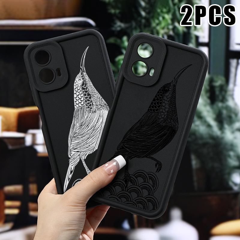 2pcs/1set Luxury Shockproof For S23 S24 A04 Pattern X Phone Cases For A05s A70 P55 5g Plus Rs4 ...