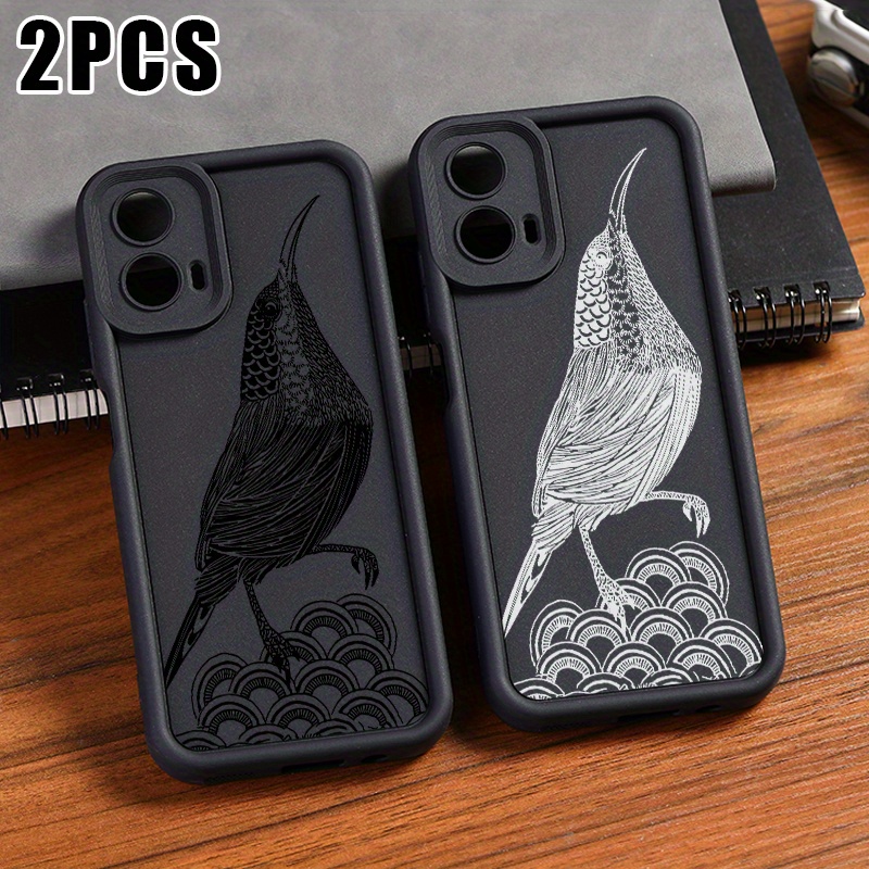2pcs/1set Luxury Shockproof For S23 S24 A04 Pattern X Phone Cases For A05s A70 P55 5g Plus Rs4 ...