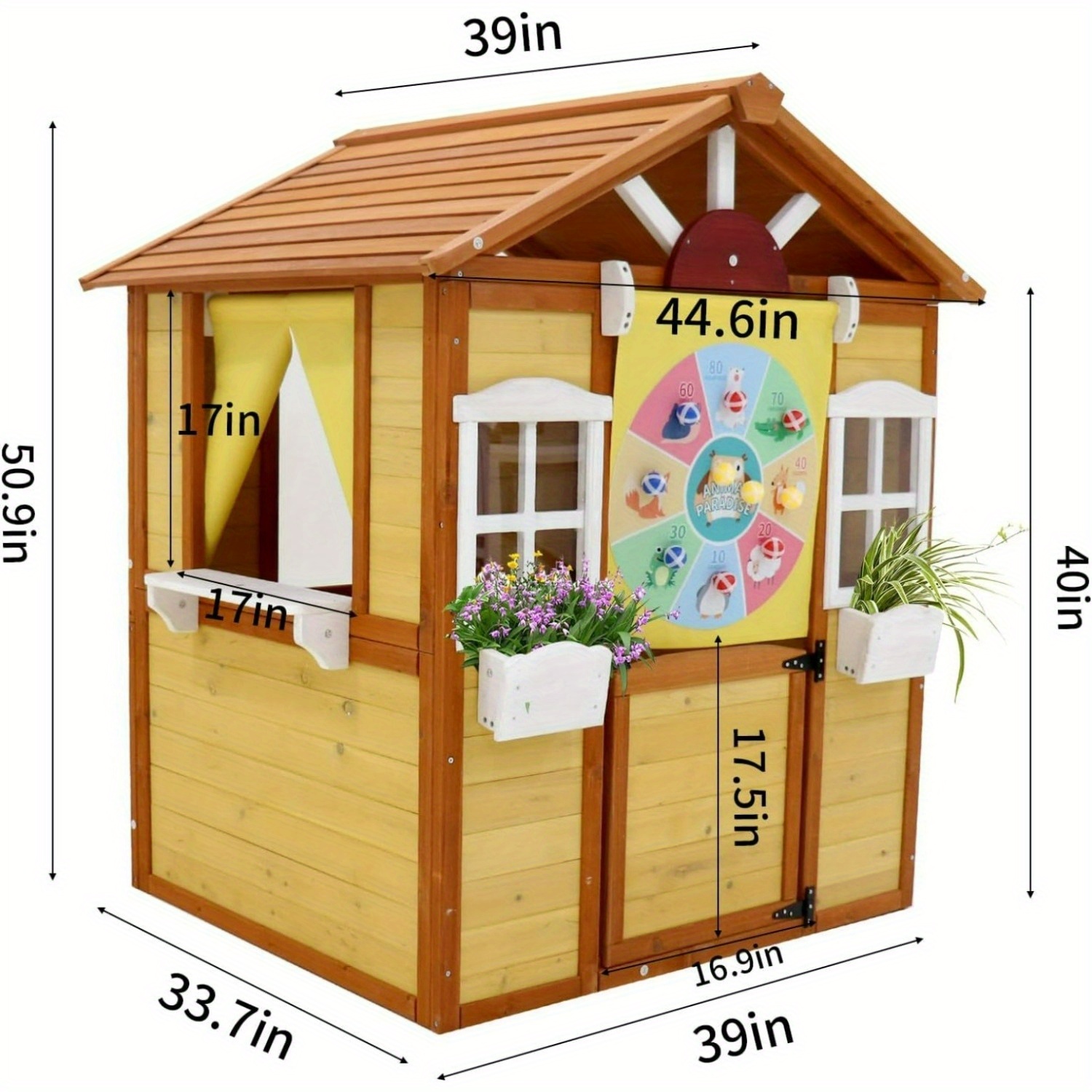 Kidkraft stoneycreek cedar naughty outdoor playhouse