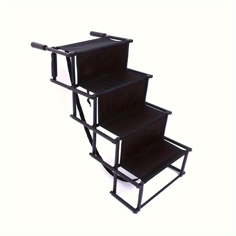 Foldable Pet Stairs Large/medium Dogs Portable Metal Frame - Temu
