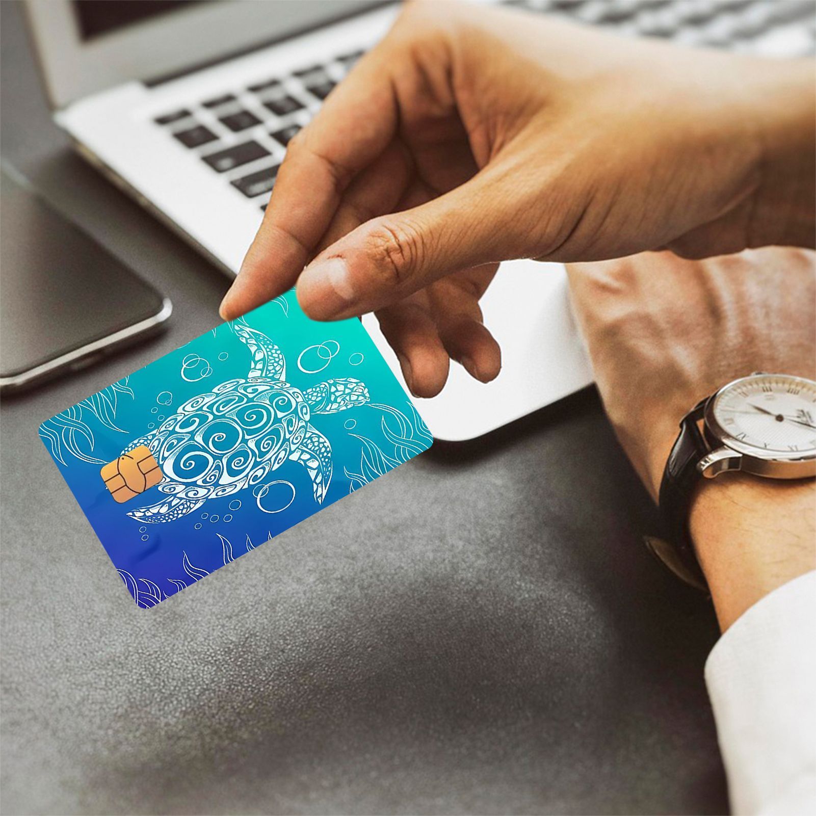 Sea Turtle Card Skin Stickers Ebt Credit Debit Cards Slim - Temu United