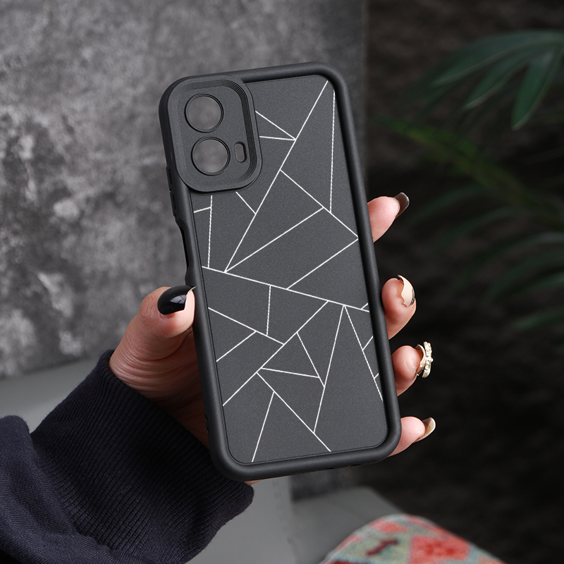 Luxury Shockproof For S23 S24 A04 Pattern Soft Grid Phone Case For A05s A70 P55 5g Plus Rs4 P40 ...