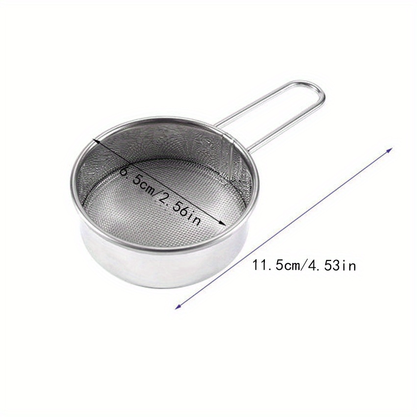 Stainless Steel Flour Sifter Handheld Easy clean Sieve Cocoa - Temu