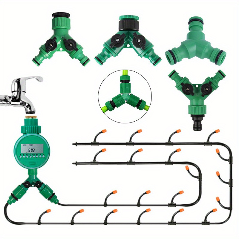Plastic Garden Hose Y Connector / Valves 2 way Water - Temu France