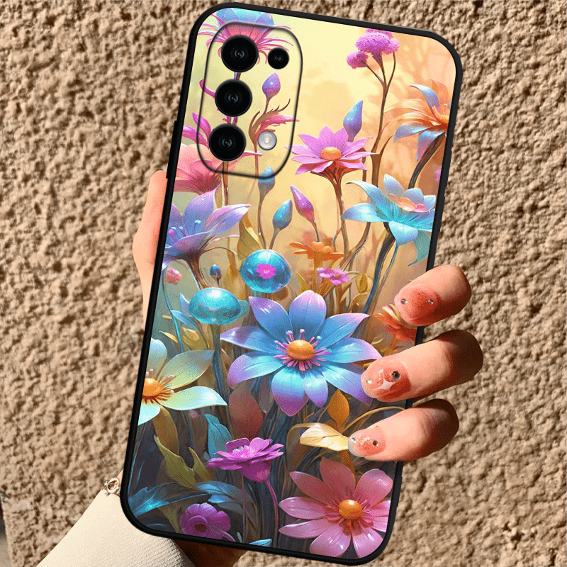 Flowers Soft Tpu Shockproof Phone Case Oppo A1 A3 A8 A12 A - Temu