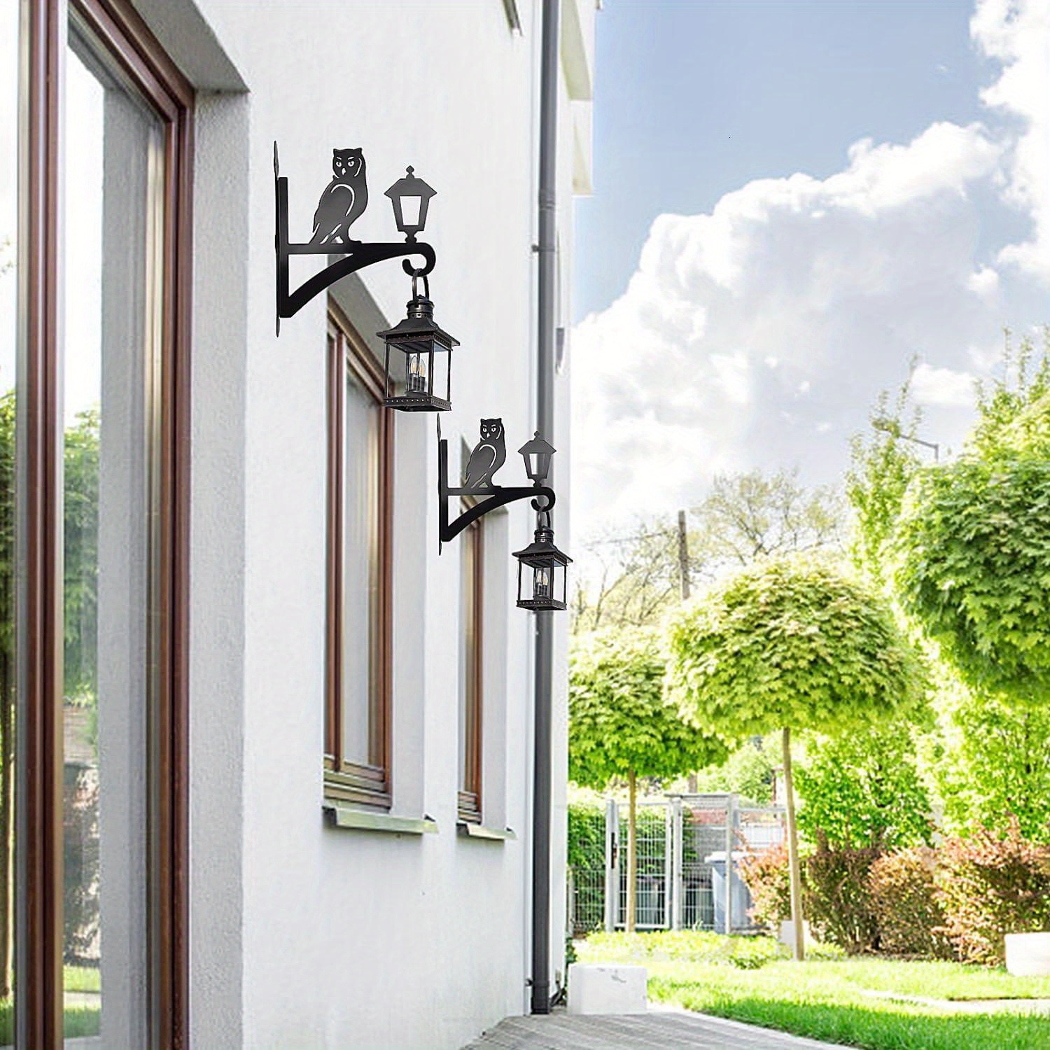 Elegant Metal Hanging Plant Hook Wall Mount Lanterns Bird - Temu