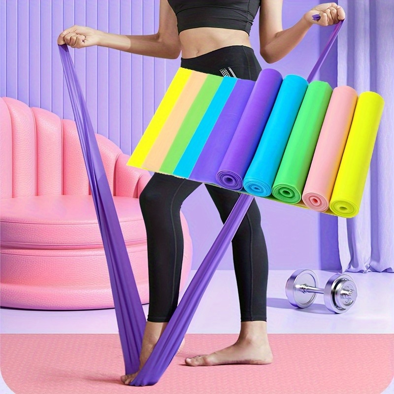 Tpe Yoga Bands Elastic Fitness Tension Belts Hip - Temu