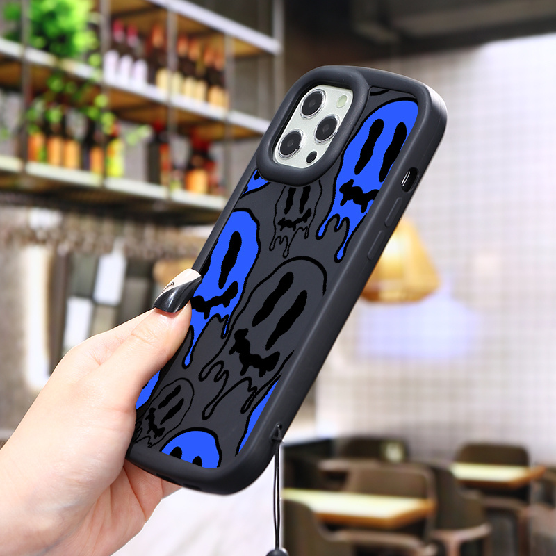 Luxury Case With Lanyard Pattern Grimace Phone Cases For Iphone15 14 13 ...