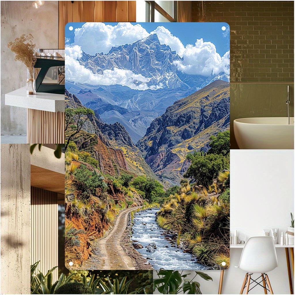 لوحة جدارية معدنية لمنظر كانيون كوتاواسي في بيرو، طباعة - Temu Qatar