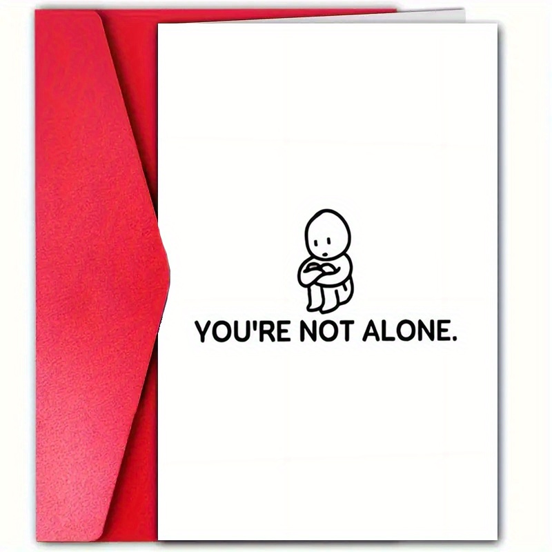 Encouragement Greeting Card Envelope Supportive Note Card - Temu