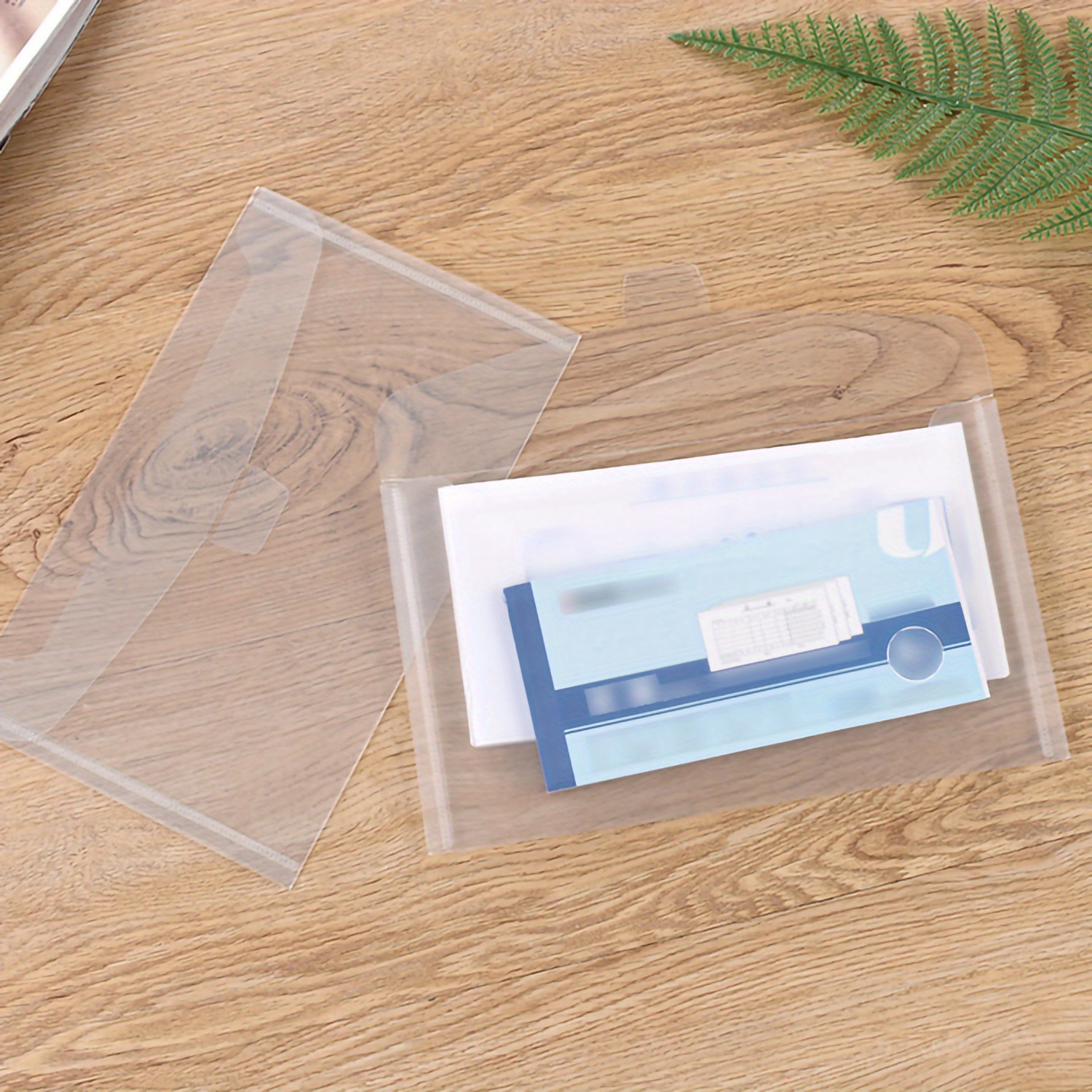 20-piece Transparent Invoice Folders - Double-sided, Durable Pp ...
