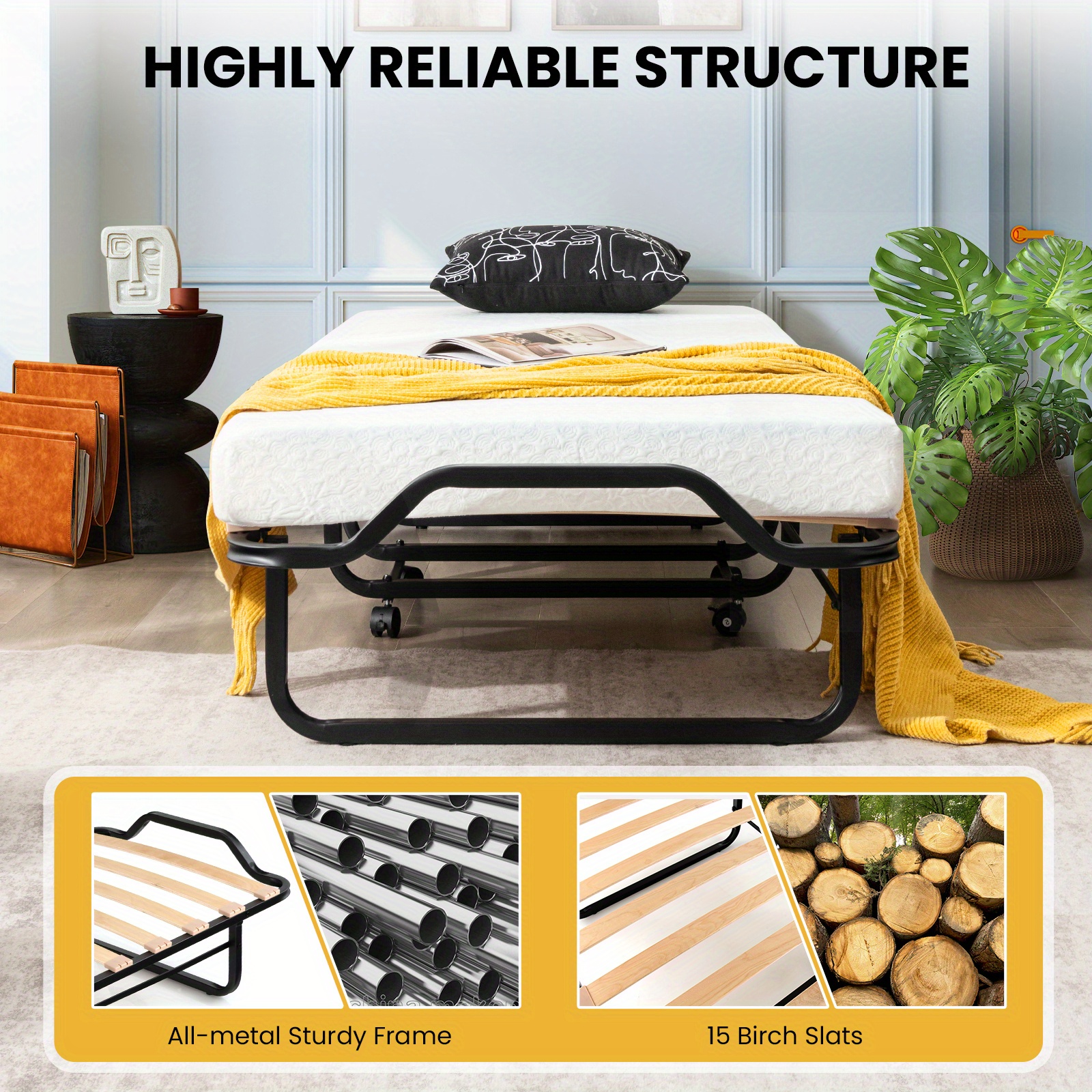 Portable queen bed frame store