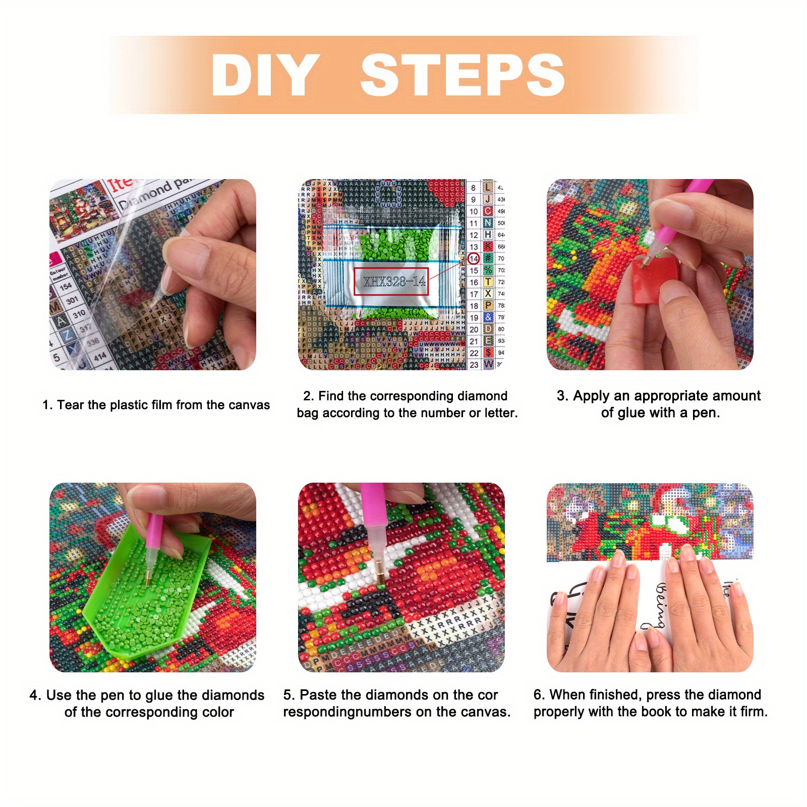 Beginner's Diamond Art Painting Kit: - Temu