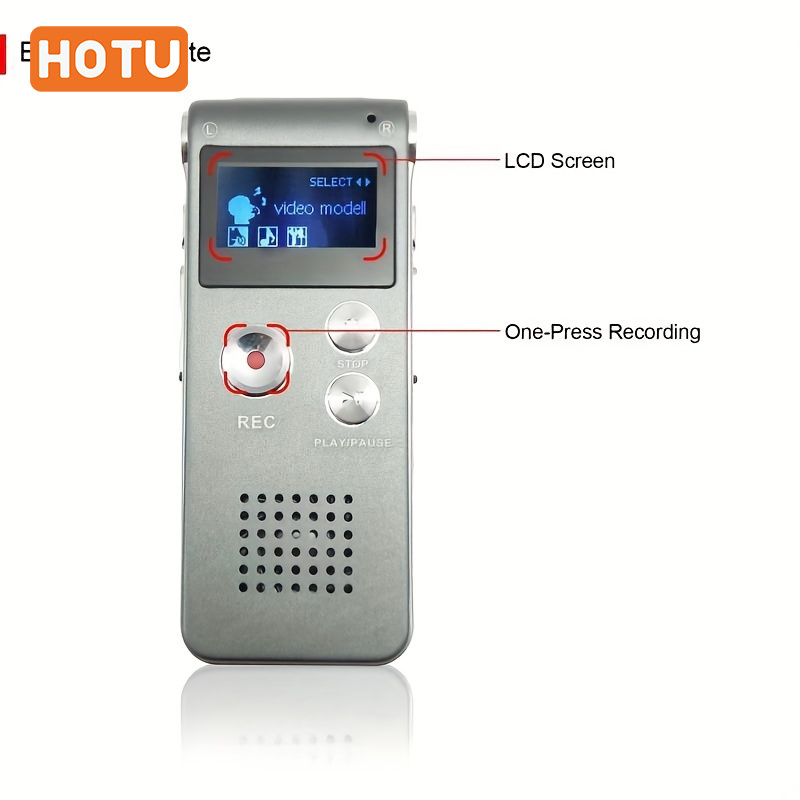 Premium 8gb Mp3 Player Led Display Rechargeable 650hr - Temu