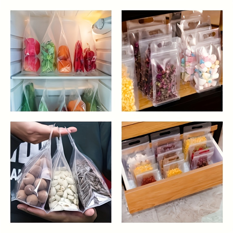 Reusable Freezer Storage Bags Handles Bpa free Food Grade - Temu