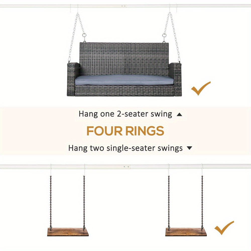 Metal Porch Swing Stand Heavy Duty Swing Frame Hanging Chair - Temu