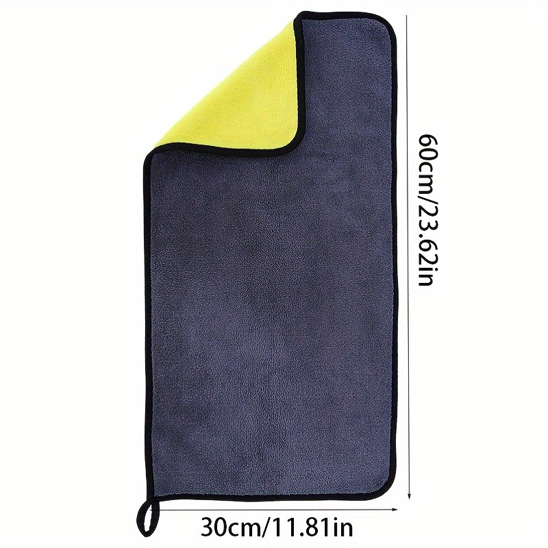 High density Coral Fleece Car Wash Towel: Absorbent Double - Temu