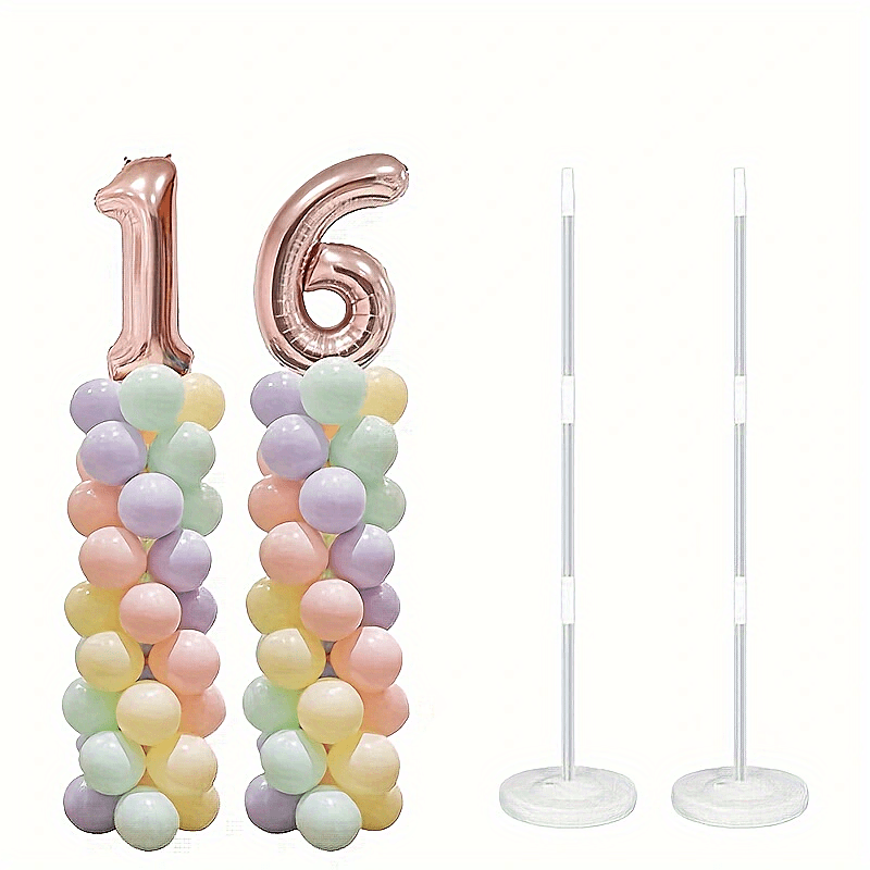 Composite Plastic Balloon Columns Balloon Clip Sets - Temu South Africa