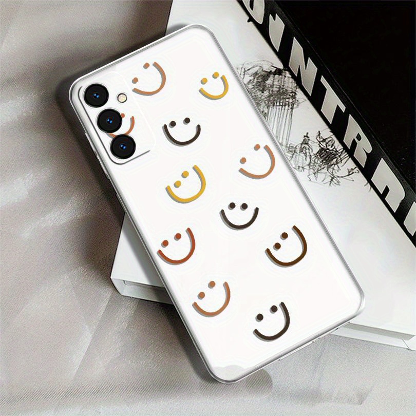Joyful Face Phone Case Samsung 55 A54 A14 A15 - Temu