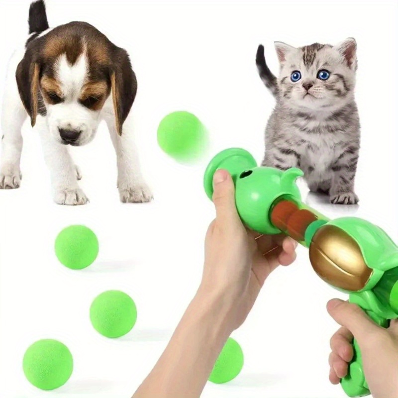 Interactive Cat Toy Launcher With Soft Balls - Perfect For Kittens ...