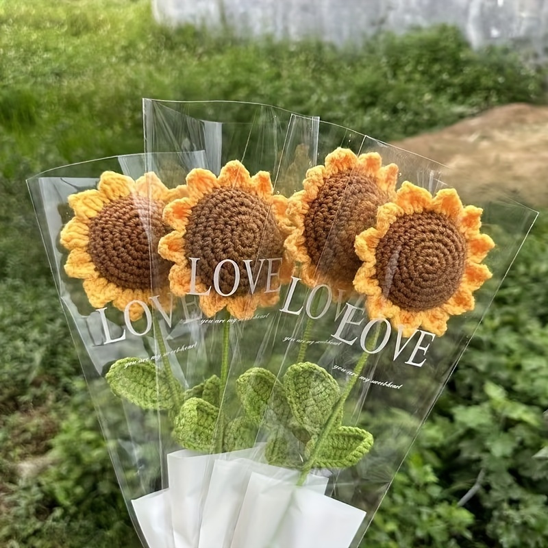 1pc Sunflower Crochet Simulation popular Flower