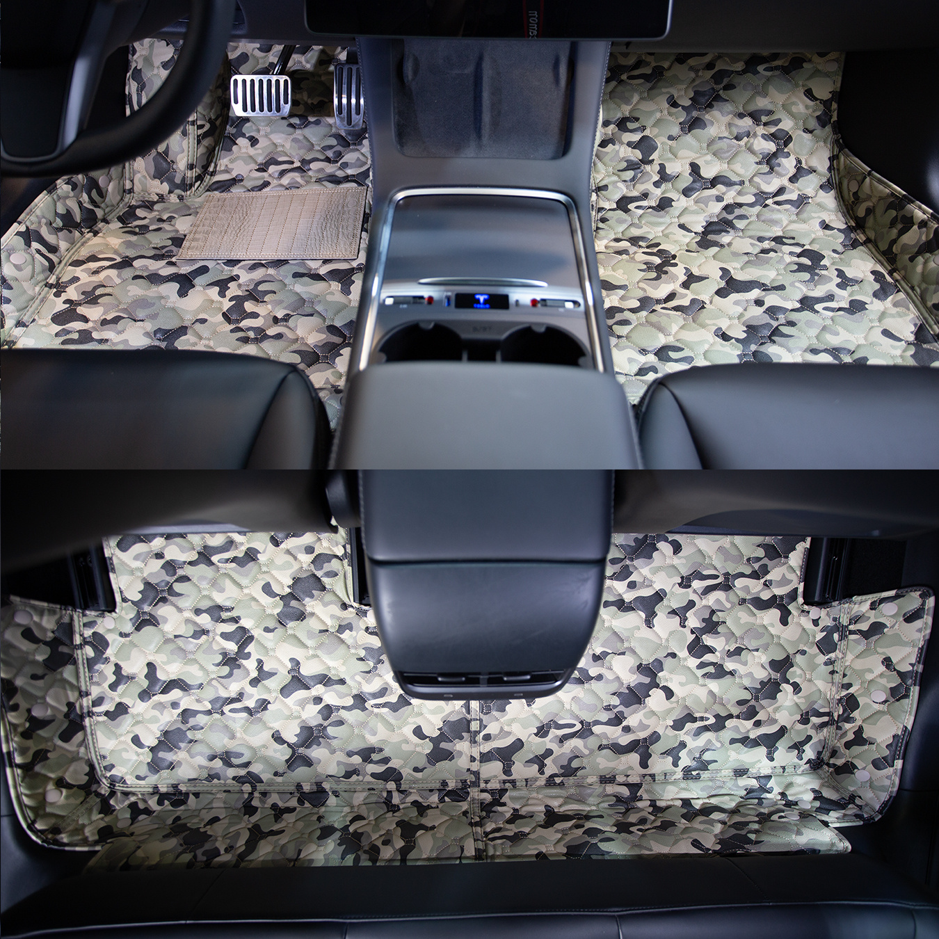 Luxury 3d Full Coverage Pvc Leather Car Floor Mats Compatible With Q7 ...