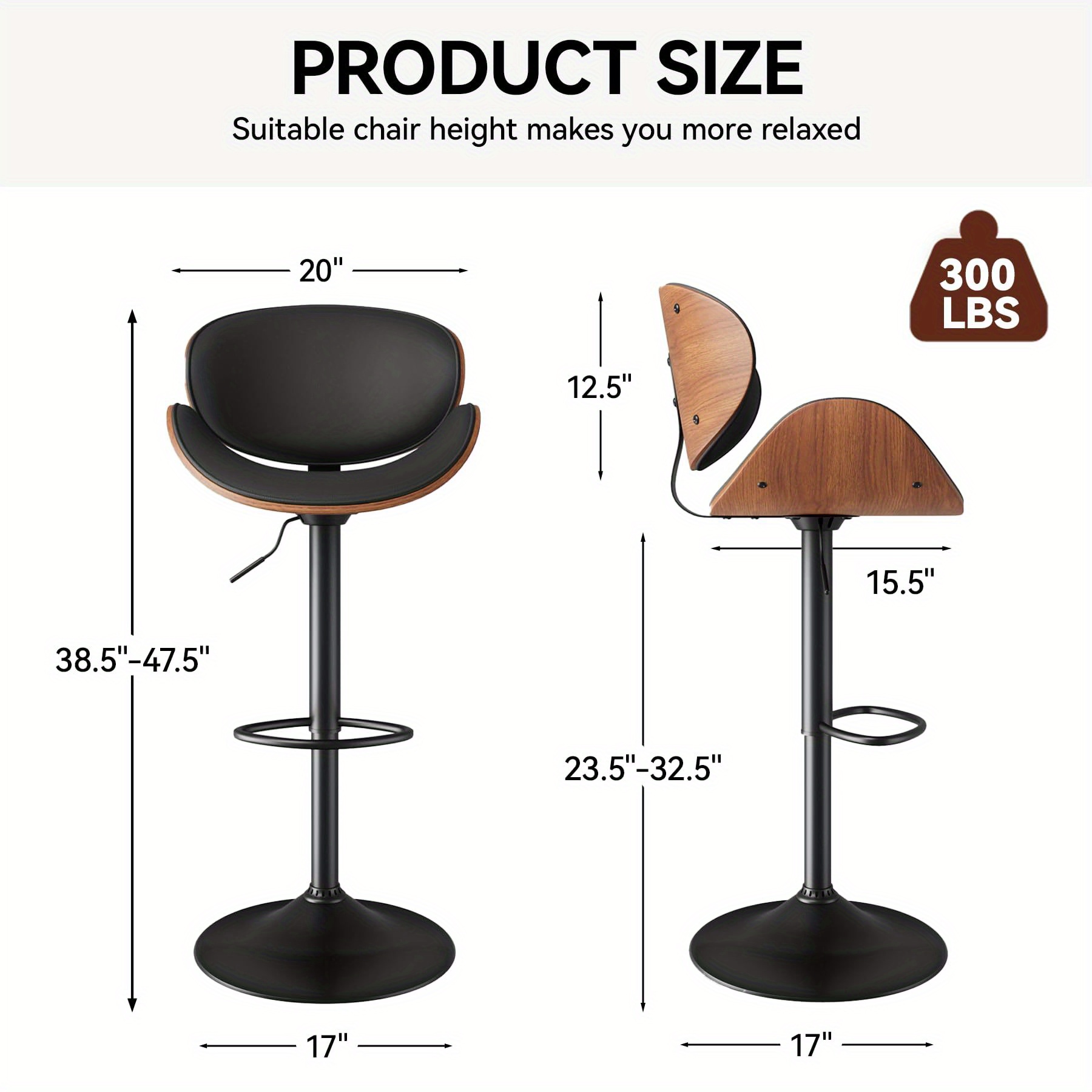 bar stools sold on Temu United States