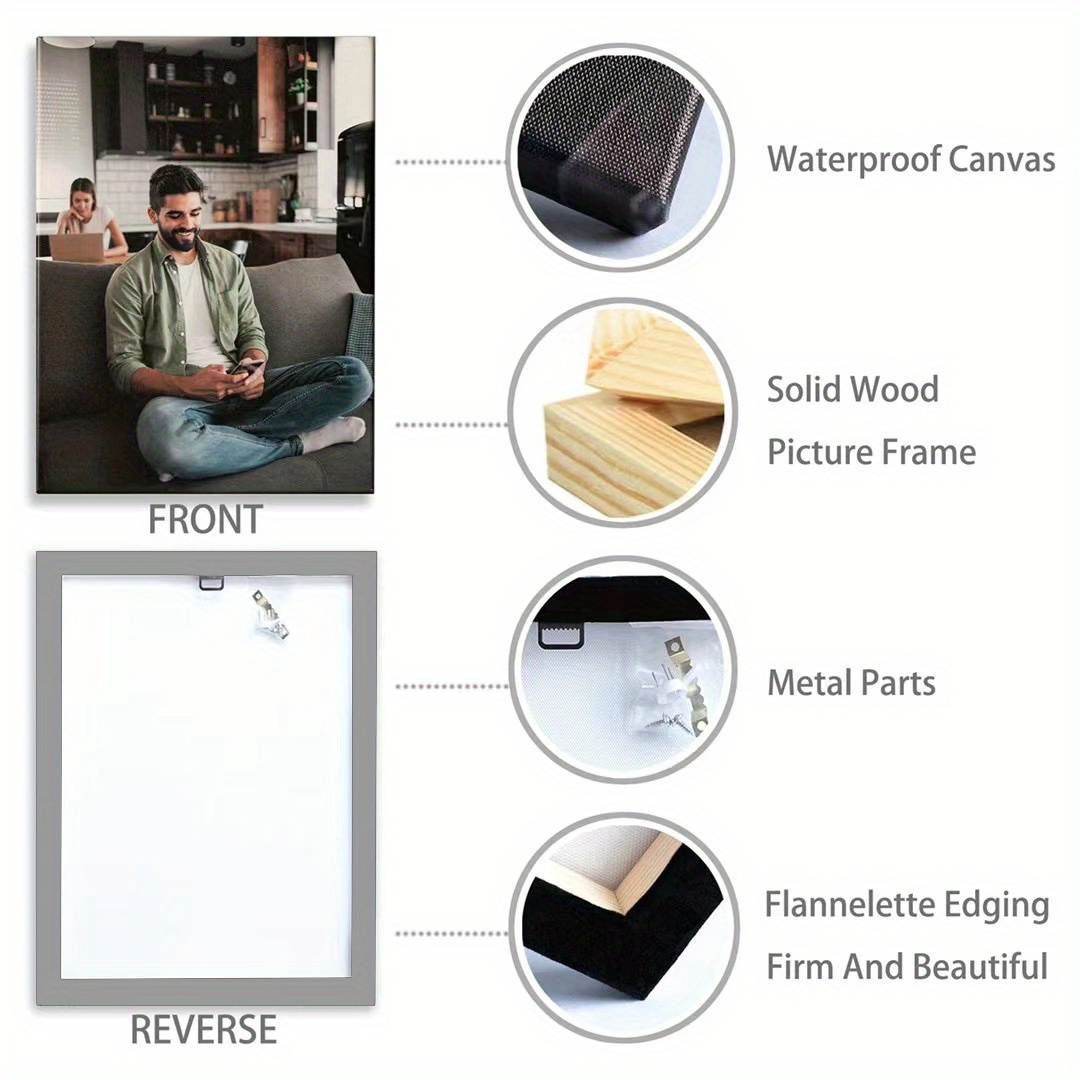 Wooden Framed Wall Art Body Art Wrapped Canvas Prints Poster - Temu